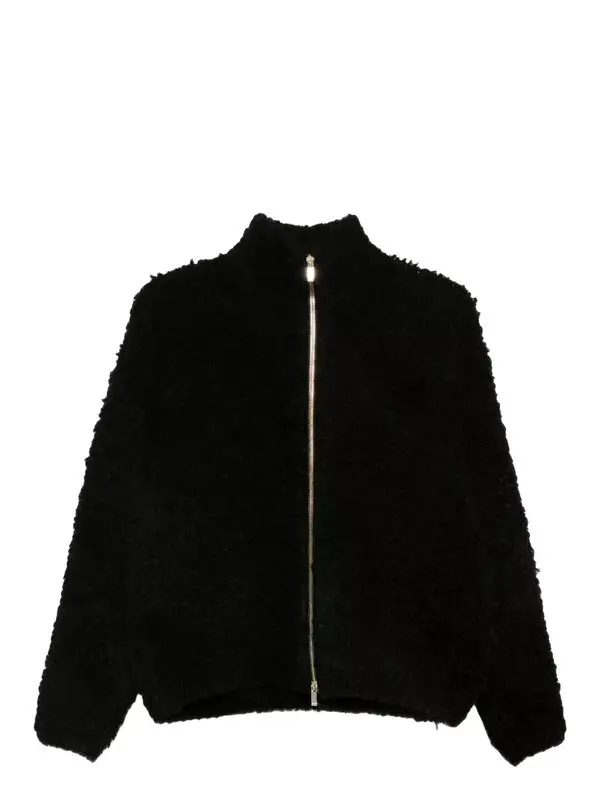 Max Mara Zip-front Jacket - Black