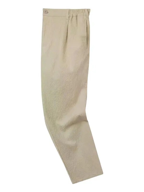 Howlin' Textured Stretch-cotton Trousers - Neutrals