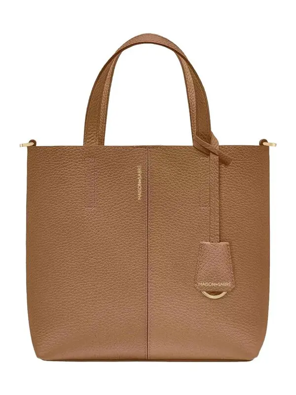 MAISON DE SABRE Small Leather Tote - Brown