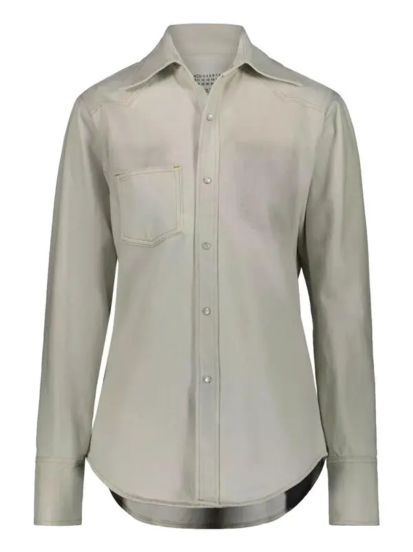 MAISON MARGIELA Chest-pocket Shirt - Grey