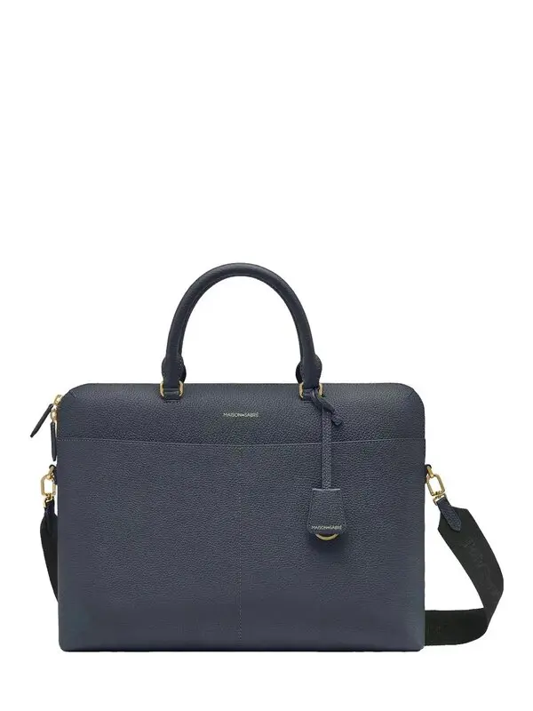 MAISON DE SABRE Leather Laptop Bag - Blue