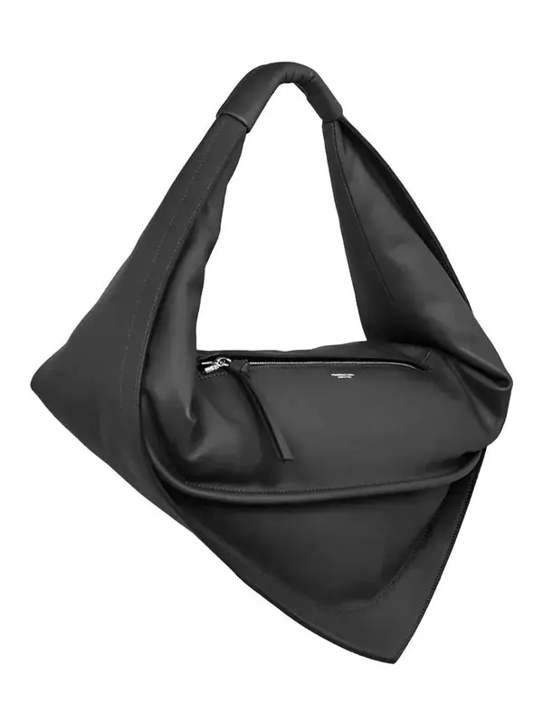 FEDERICO CINA Padded Grain Tote Bag - Black