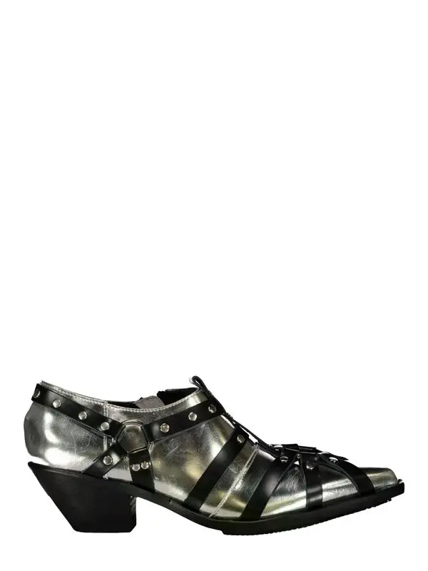 Junya Watanabe Studded Ankle Boots - Silver
