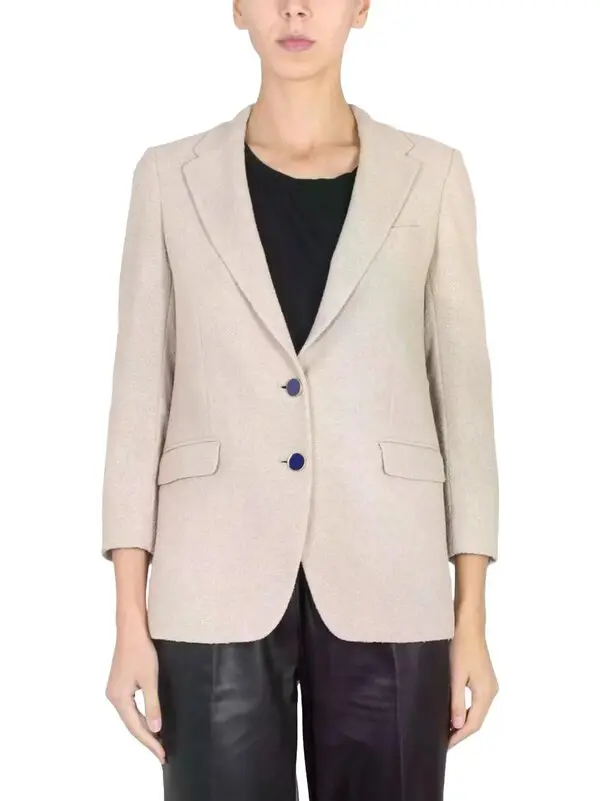 SAULINA Antonia Button Jacket - Neutrals