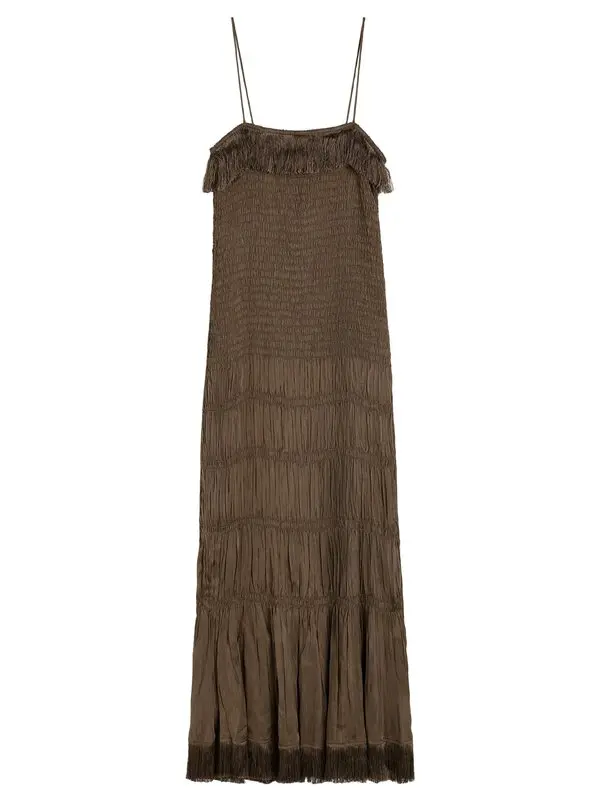 BY MALENE BIRGER Nova Maxi Dress - Chocolate Chip