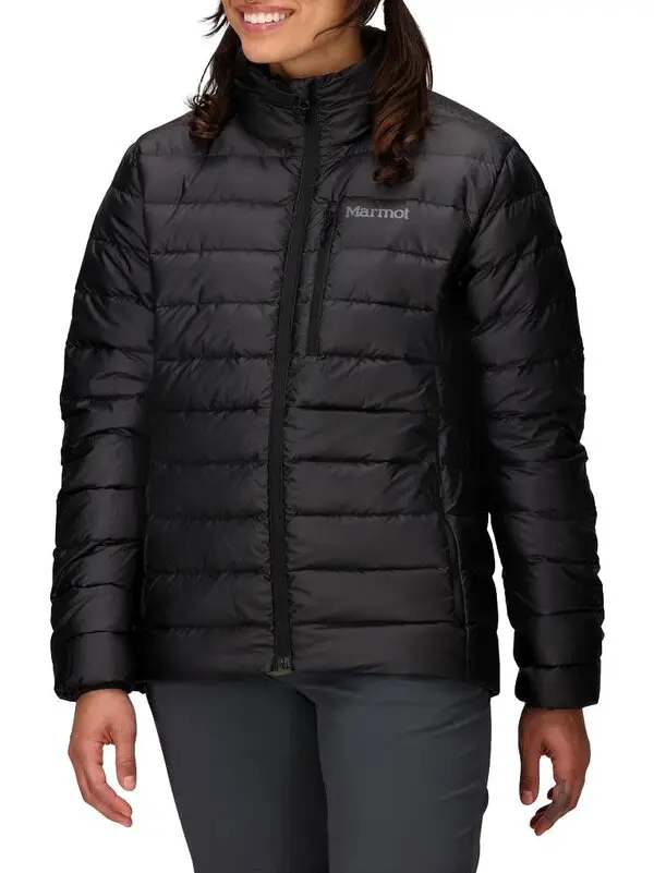 MARMOT Highlander Quilted 700 Fill Power Down Puffer Jacket - Black