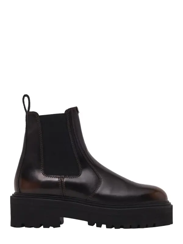 Maje Chelsea Boots - Dark Brown