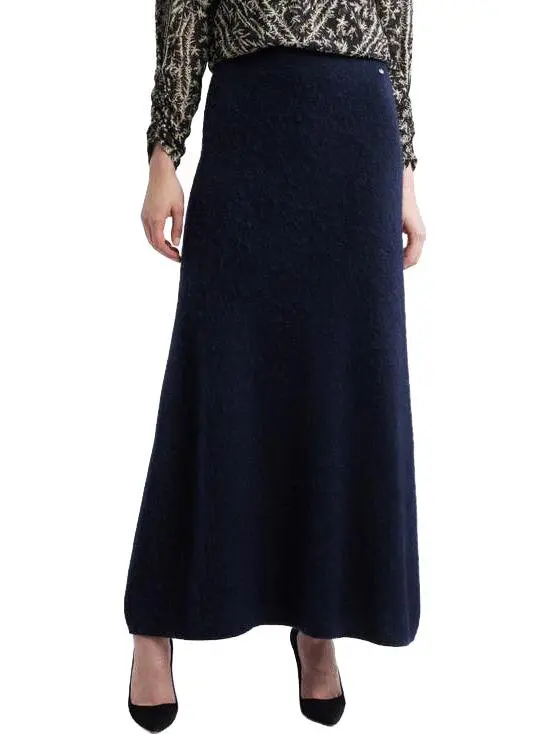 Hugo Boss Fici Maxi Skirt - Dark Blue