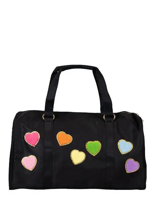 MALIBU SUGAR Duffle Bag With Patches - Black