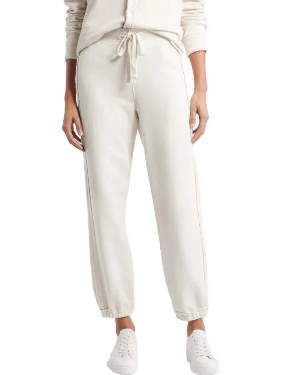 Frank & Eileen Sophie Cotton Joggers - Vintage White