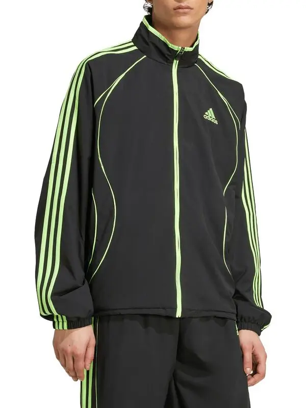 Adidas Teamgeist Adicolor Track Jacket - Black/signal Green