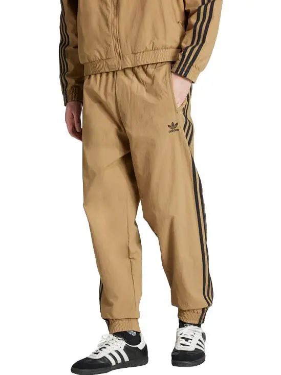 Adidas Firebird Recycled Nylon Track Pants - Cardboard/black