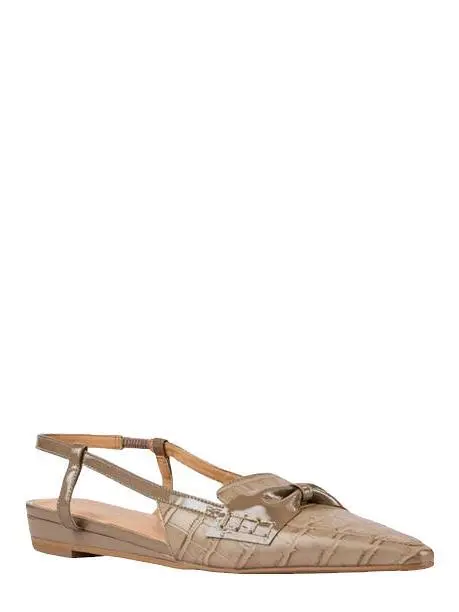 Andre Assous Blake Slingback Wedge - Warm Taupe