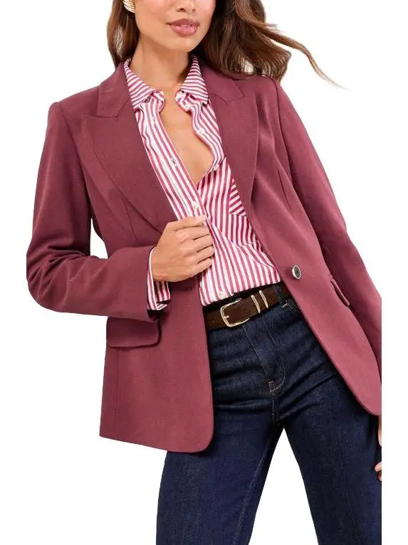 LIPSY Longline Tailored Blazer - Red