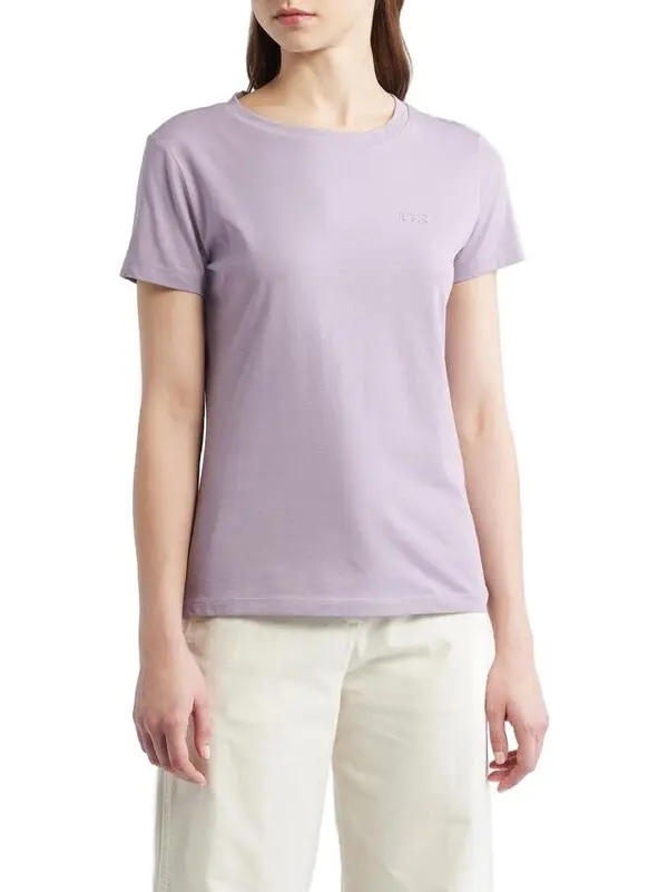Hugo Boss Esogo Cotton T-shirt - Light/pastel Purple