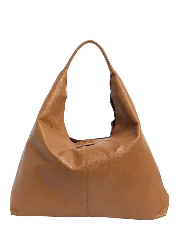 Kurt Geiger Leather Hobo Bag - Light/pastel Brown