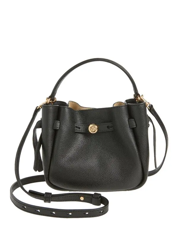 Tory Burch Mini Romy Bucket Bag - Black