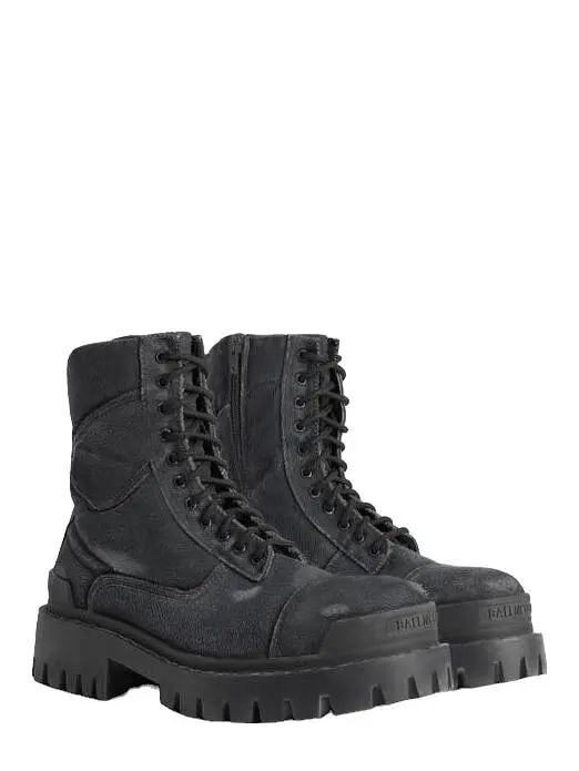 Balenciaga Combat Strike Boot - Black