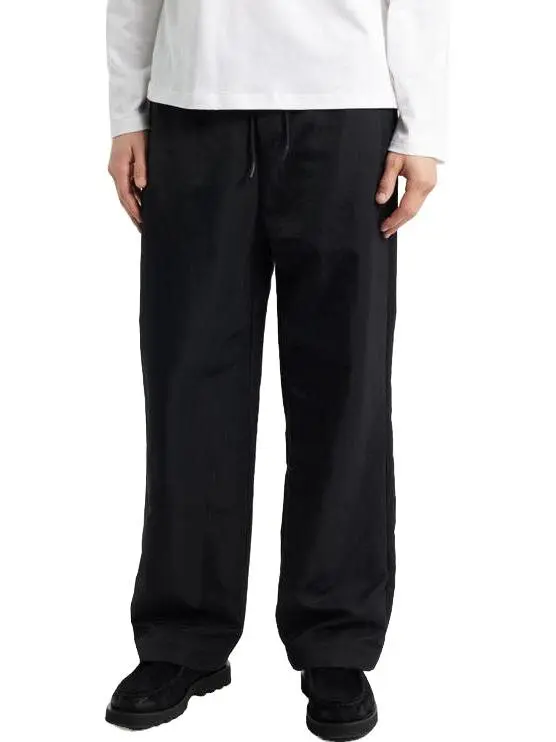 KROST Wide Leg Track Pants - Black
