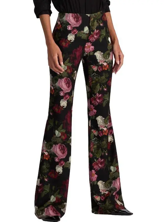 Alice + Olivia Floral Bootcut Trousers - Be Still