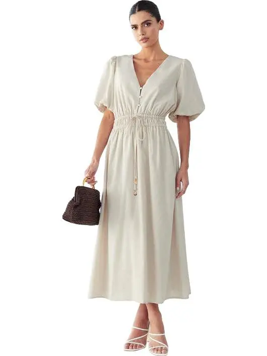 ST MRLO Rowley Midi Dress - Natural
