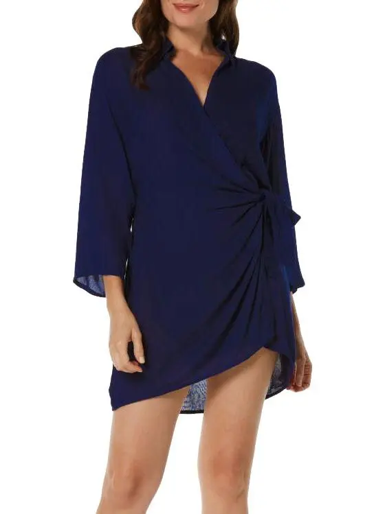 Helen Jon Monaco Wrap Dress - Navy