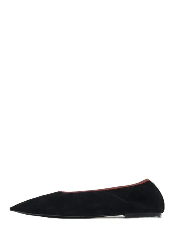 Bimba Y Lola Pointed Toe Ballerina - Black