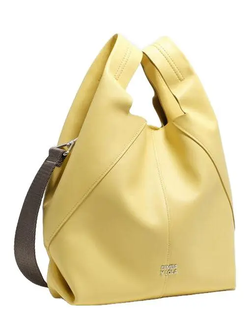 Bimba Y Lola Leather Handbag - Banana