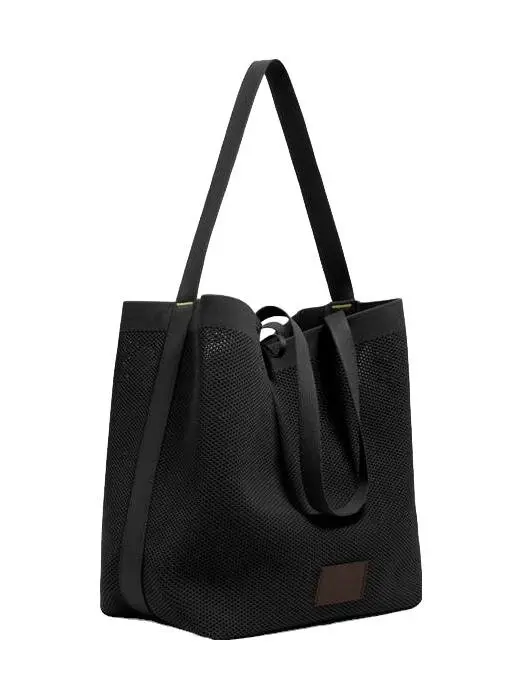 Bimba Y Lola Large Flyknit Shopper Bag - Black