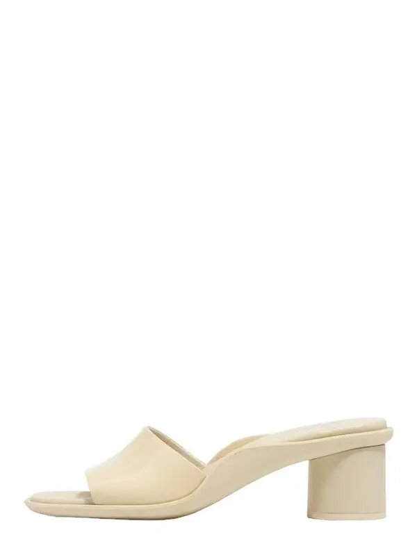 Bimba Y Lola Leather Heeled Sandals - Butter