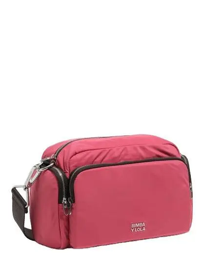 Bimba Y Lola Nylon Crossbody Bag - Dark Pink