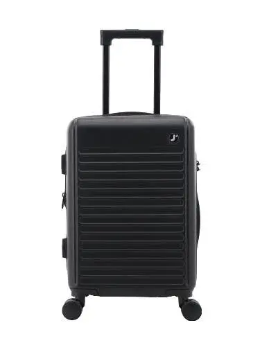 J WORLD 20-in North Hardside Carry-on Luggage - Black