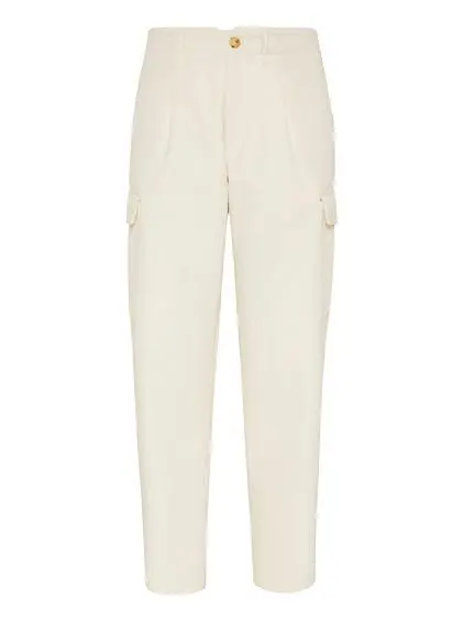 Brunello Cucinelli Leisure Fit Cargo Trousers - Panama