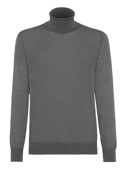 Brunello Cucinelli Lightweight Turtleneck Sweater - Anthracite