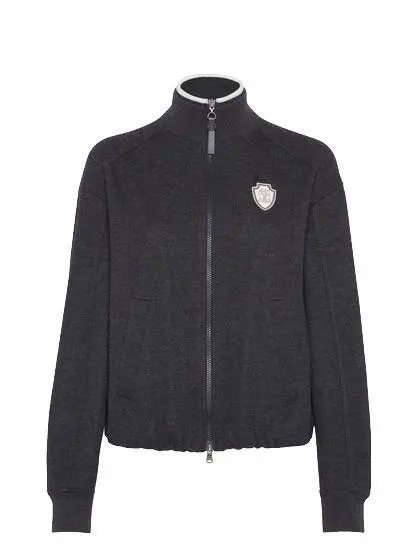Brunello Cucinelli Double Jersey Sweatshirt - Dark Grey