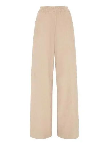 Brunello Cucinelli Loose Fit Corduroy Trousers - Beige
