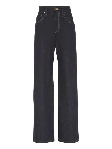 Brunello Cucinelli Loose Fit Trousers - Dark Denim