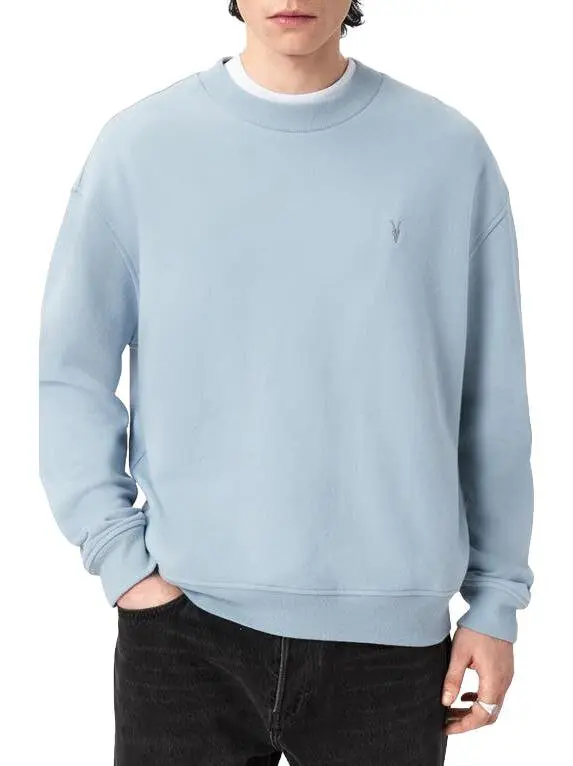 ALLSAINTS Asher Crewneck Sweatshirt - Misty Blue