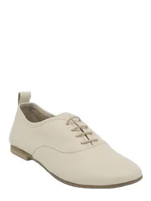 STIVALI NEW YORK Maku Oxford Flats - Ivory Leather