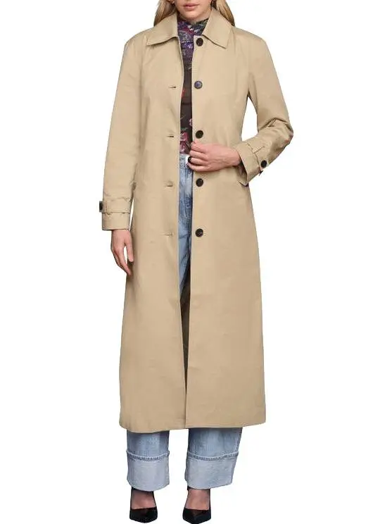Avec Les Filles Belted Longline Trench Coat - Khaki
