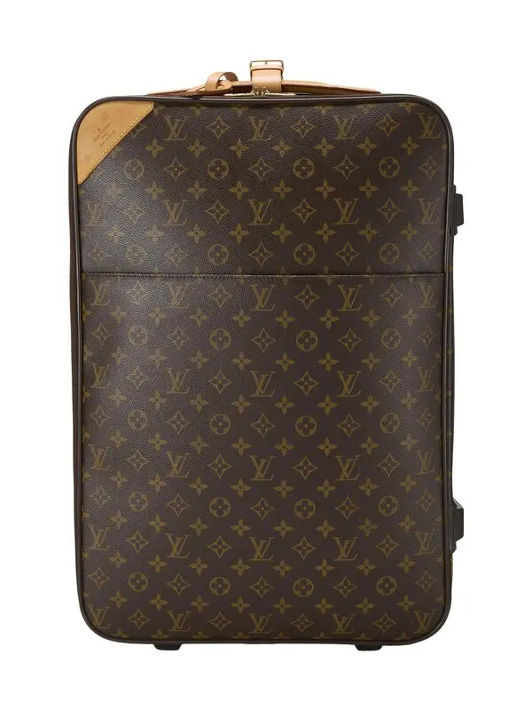 LOUIS VUITTON Monogram Pegase 55 Trolley - Brown
