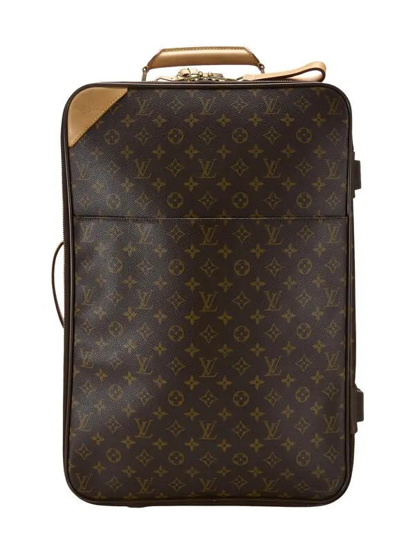 LOUIS VUITTON Monogram Pegase 55 Trolley - Brown
