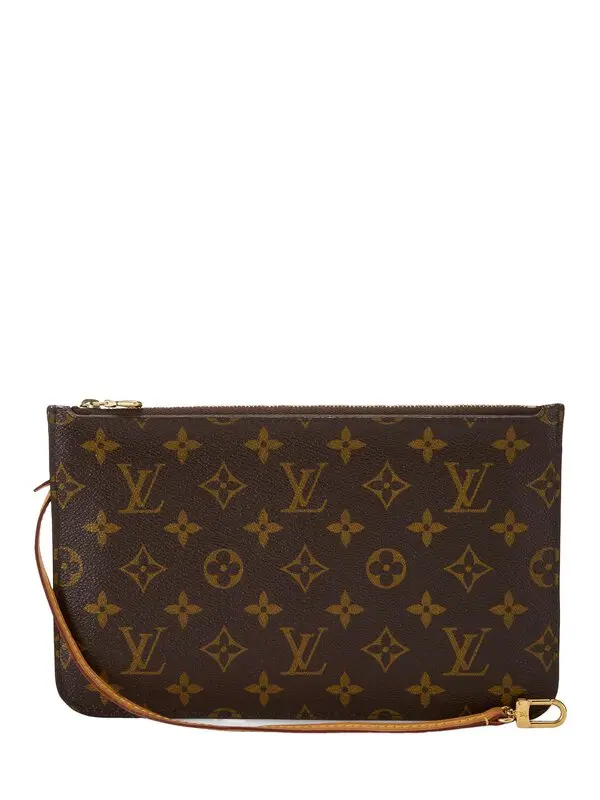 LOUIS VUITTON Monogram Neverfull Pouch Nm - Yellow