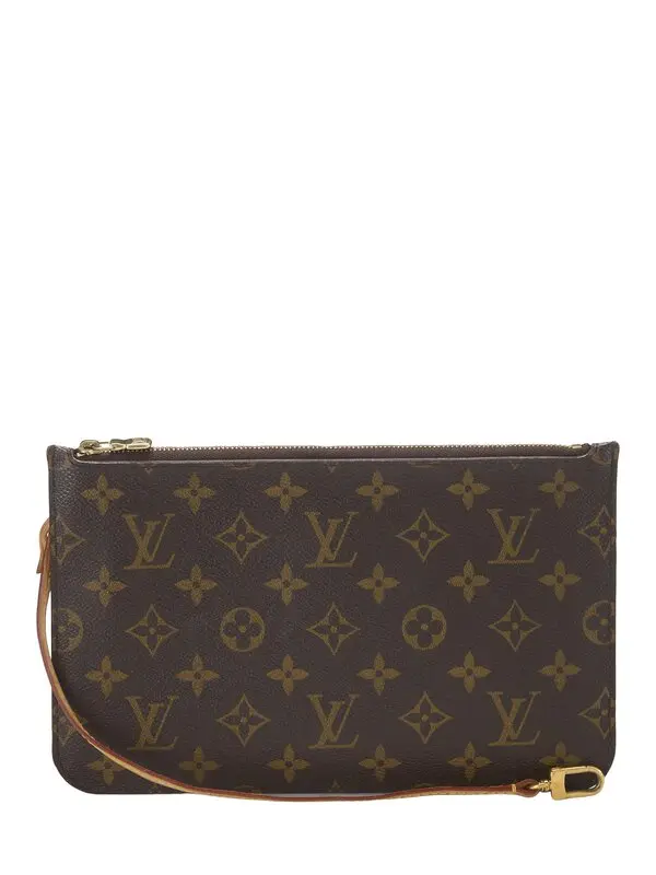 LOUIS VUITTON Monogram Neverfull Pouch Nm - Yellow