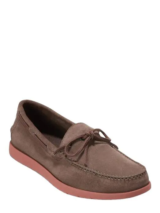 Cole Haan Brower Boat Shoe - Lava Suede