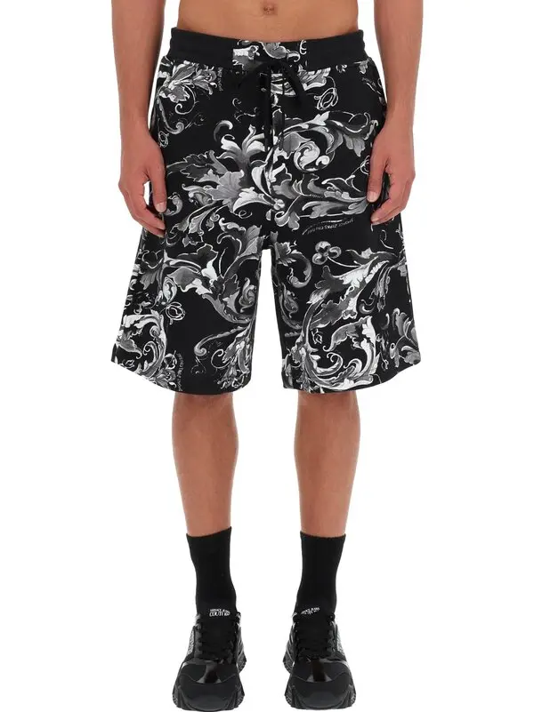 Versace Short Porcelain Baroque - Black