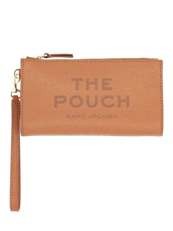 Marc Jacobs Leather Pouch - Beige