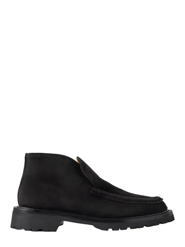 Legres 58 Suede Ankle Boots - Black