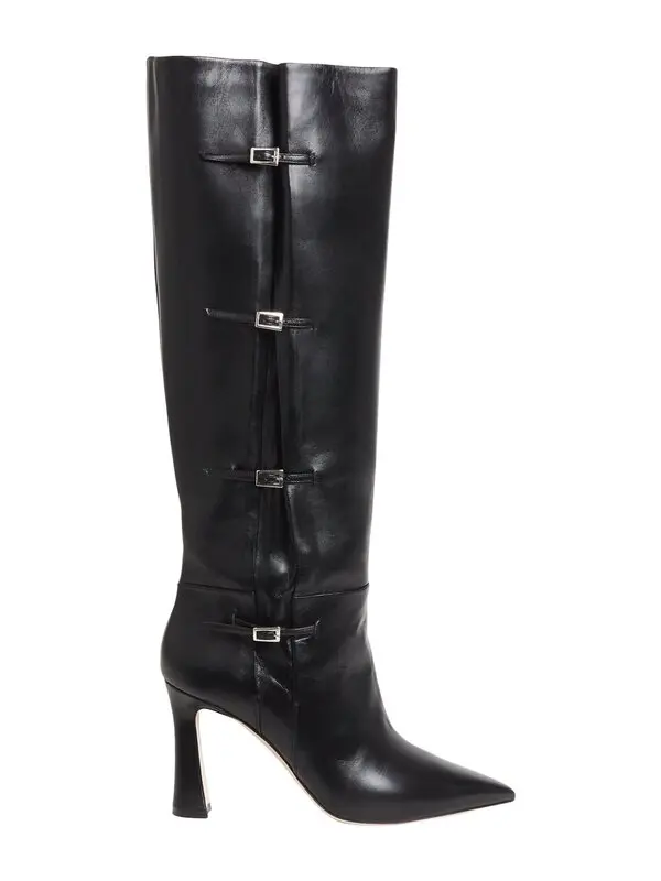 MALONE SOULIERS Leather Nolan Knee-high Boots - Black