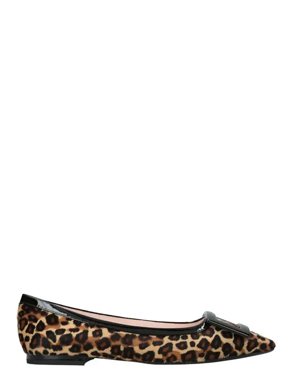 ROGER VIVIER Gommettine Ballet Flats - Brown